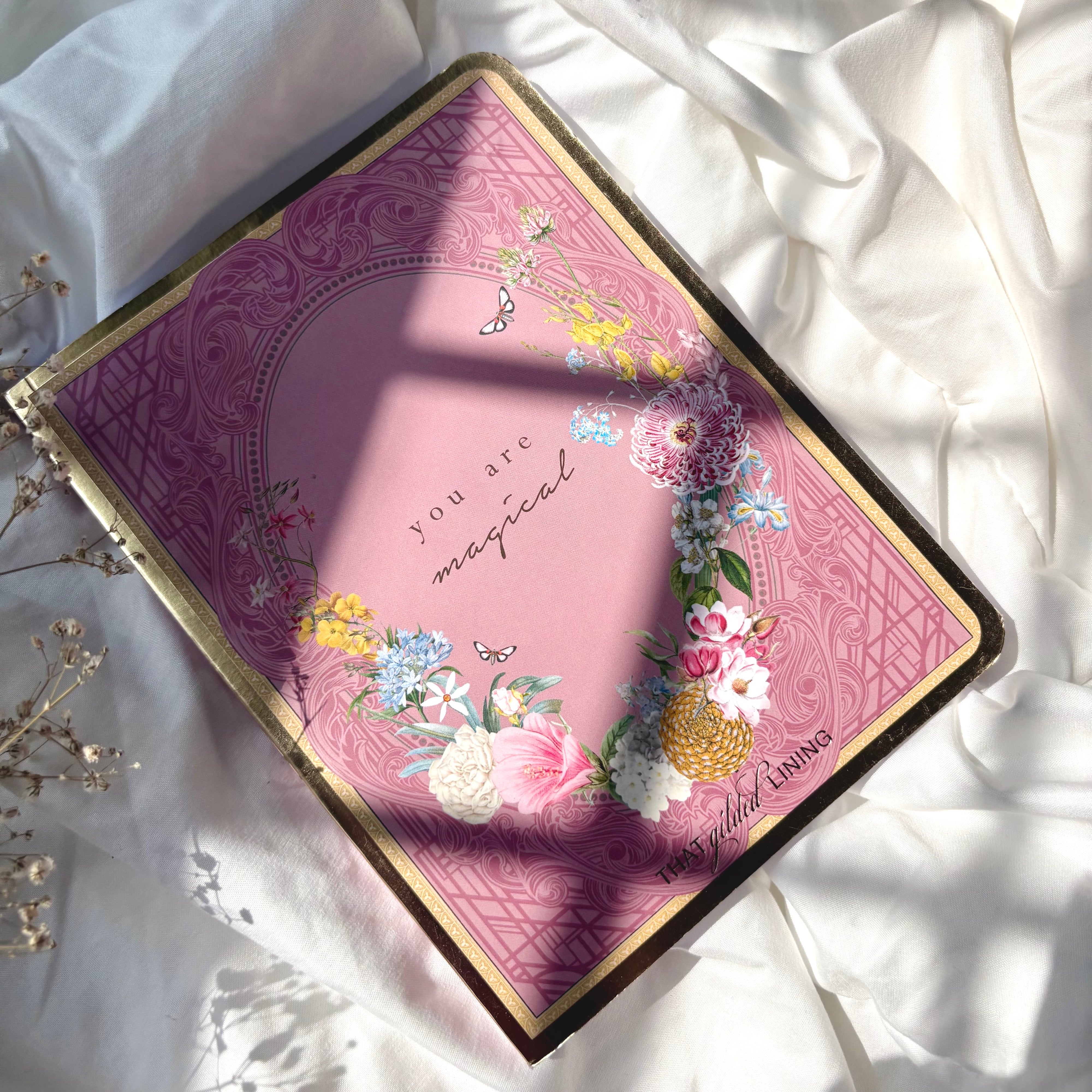 Gold foil premium notebooks | Notebooks stationery online – That Gilded ...