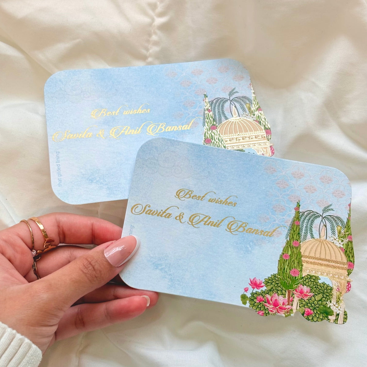 Buy Personalised Gold Foil Gift Tags - Pali - That Gilded Lining by ...